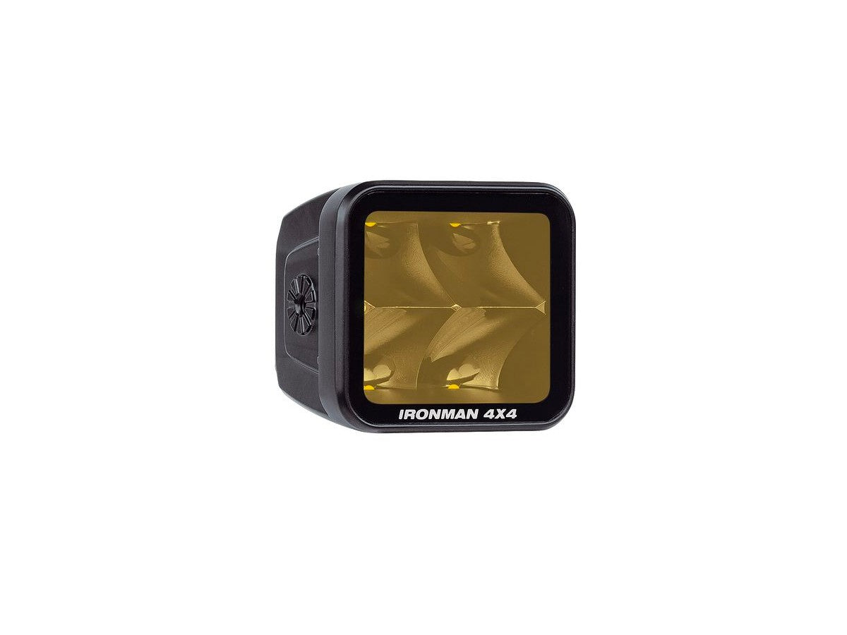 Ironman 4x4 Bright Cube Spot Beam 20W LED Cube Light – Amber – Camden ...
